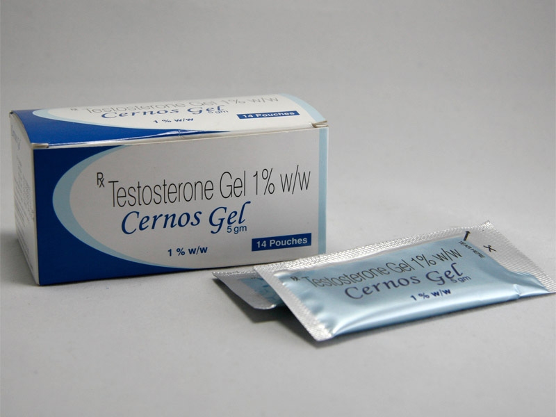 Testosterone gel (Cernos Gel / Androgel, testosterone sachets ...